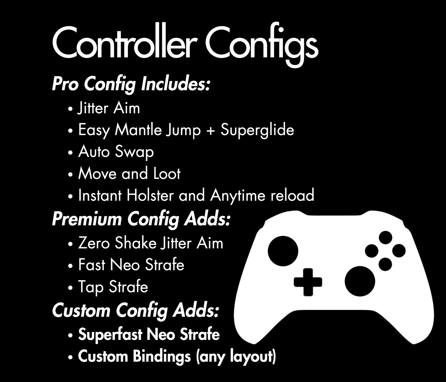 Controller Configs – UltimateRoller